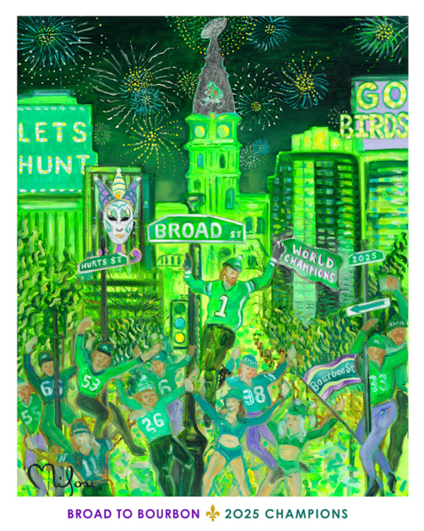 Philly Fans Celebrate Limited Edition Print by Perry Milou - Shibe ...