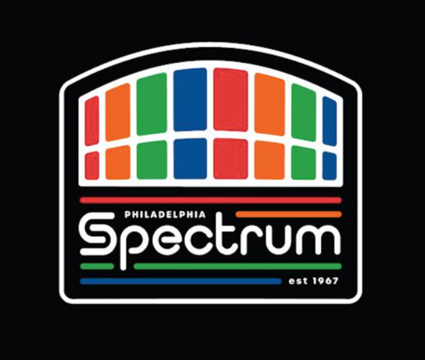 Philadelphia Spectrum Black t-shirt - Shibe Vintage Sports