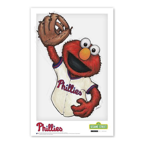 ELMO x MLB Phillies Art Print - Shibe Vintage Sports