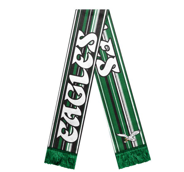 Philadelphia Eagles Retro Hyper Stripe Big Logo Scarf - Shibe Vintage ...