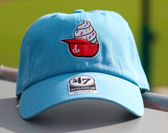 Philadelphia Phillies Ice Cream Helmet Columbia Blue Clean Up Hat ...