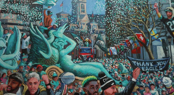 Eagles 2018 Championship Parade Print by Charles Cushing - Shibe ...